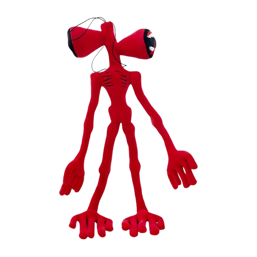RED WIREFRAME HEAD PLUSH – TechMax